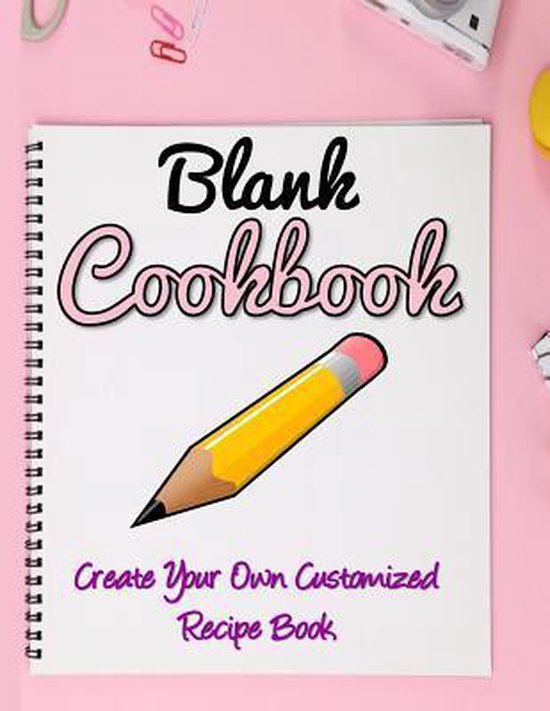 Blank Cookbook | 9781545321249 | Customized Blank Books | Boeken | bol.com