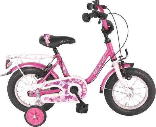 Meisjes fiets Passion Fuchsia handrem | bol