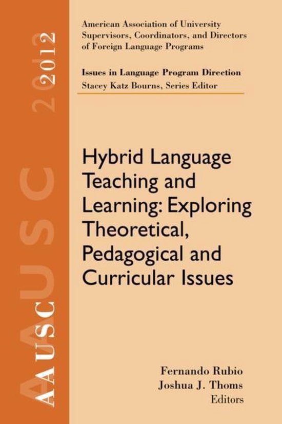 Aausc 2012 Volume: Issues In Language Program Direction Hybr ...