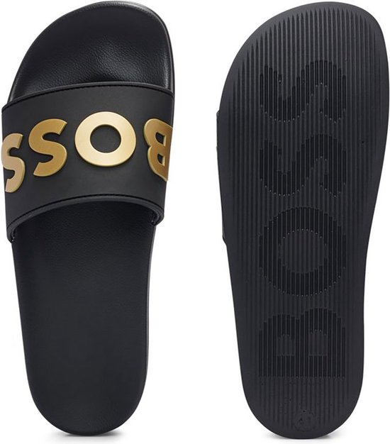 Boss Kirk Slippers Zwart EU 39 Man | bol
