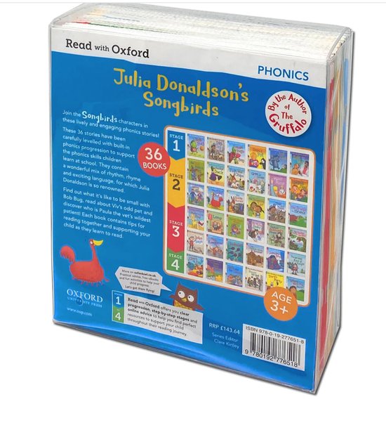Julia Donaldson's Songbirds Read with Oxford Phonics 36 Books ...