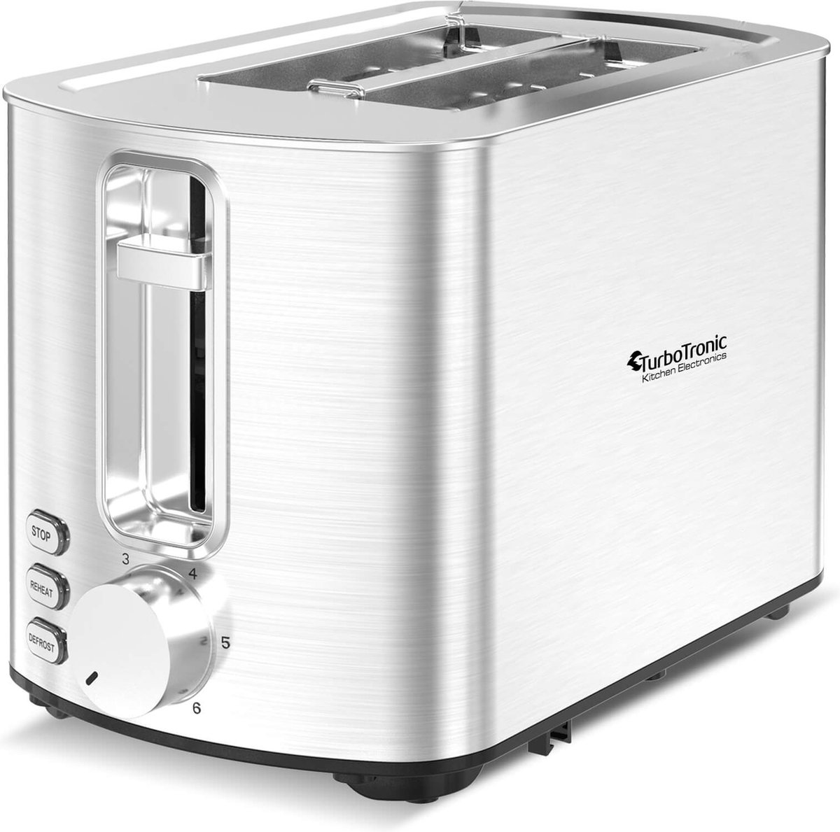 TurboTronic BF12 Broodrooster - Toaster - 2 Boterhammen - RVS | bol