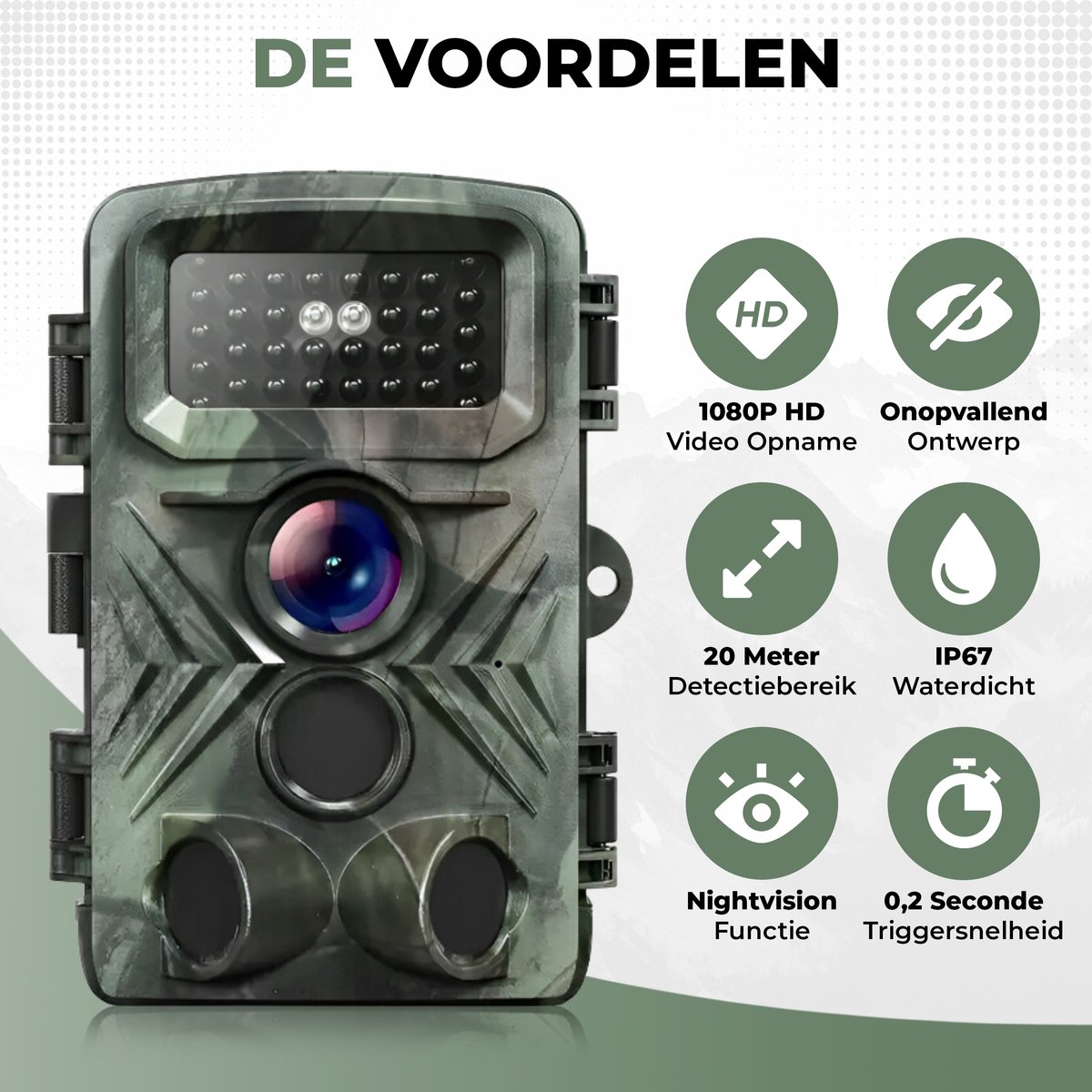 Professionele WildCamera met Nachtzicht – Wildcamera Voor Buiten – 32GB SD kaart – 4K... | bol.com