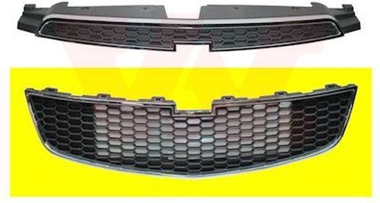 VanWezel 0820514 - Grille calandre inférieur pour Chevrolet Cruze de 05 ...