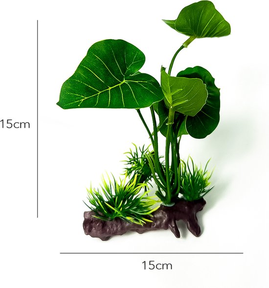 Natuurgetrouwe Aquarium Kunstplant - Hastifolia voor Levendige ...