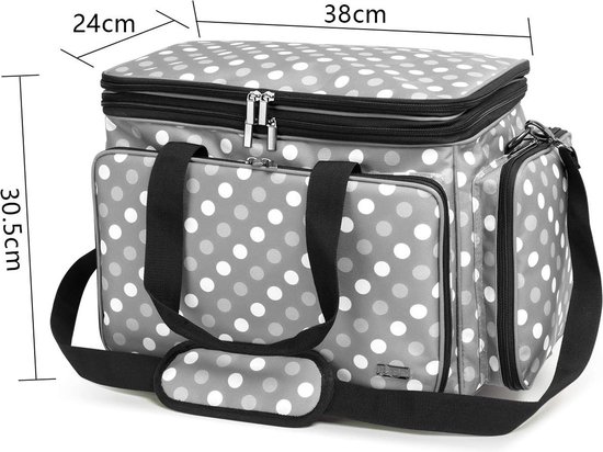 Wollen tas voor garen, handwerktas voor breien, breitas voor garen ...