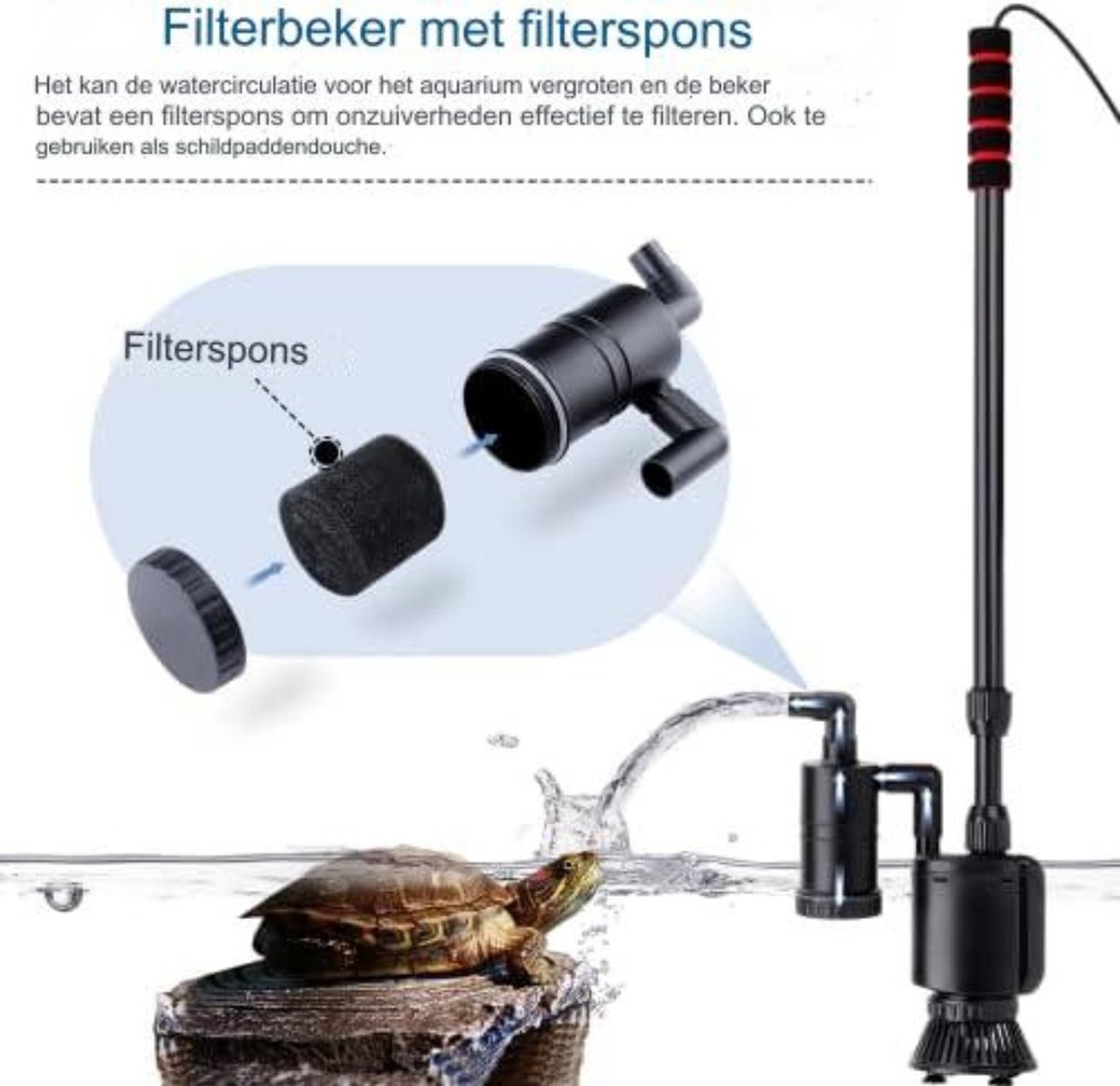 Aquarium Stofzuiger - Aquarium Bodemreiniger - Aquarium Schoonmaken - 6 ...