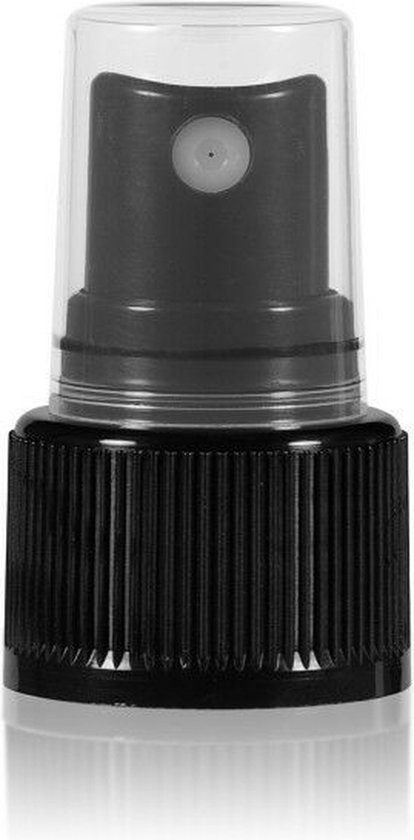 6x Plastic Fles 100 ml Spraypomp - Basic Round - HDPE Kunststof BPA ...