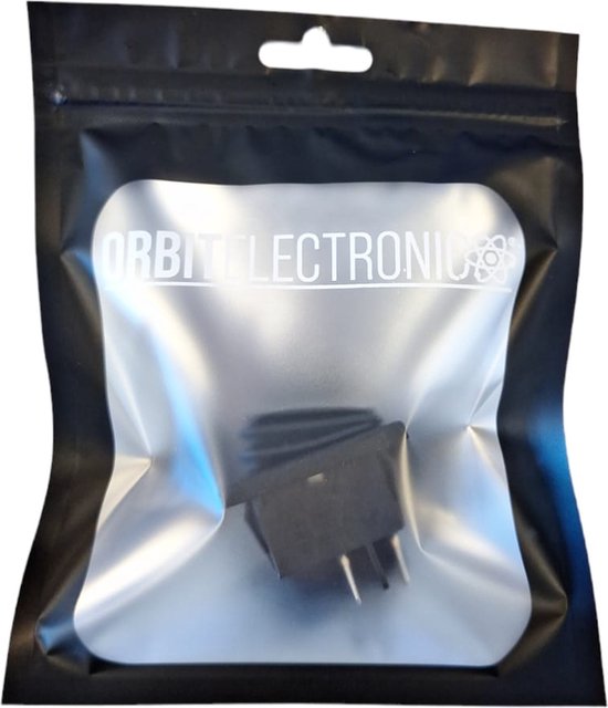 Orbit Electronic Wipschakelaar ON-OFF - 4-pins - 30x22mm - 16A 250V - Spat Waterdicht... | bol