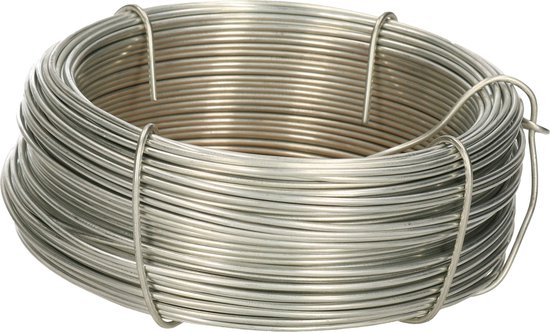 Amig IJzerdraad - 1x rol - 1,3 mm x 40 m - verzinkt staal - binddraad | bol