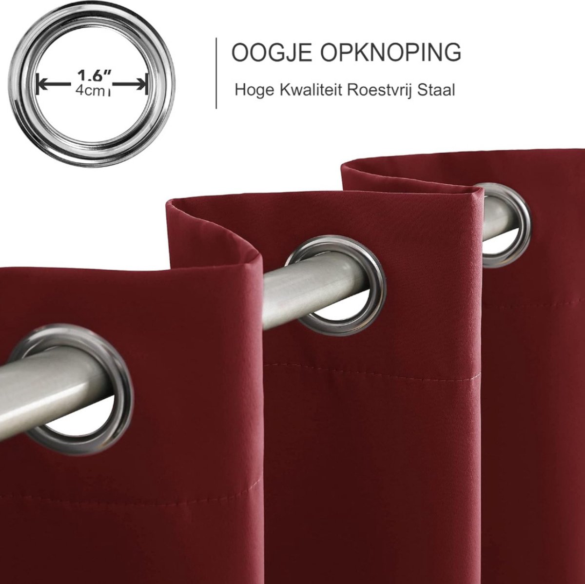 Gordijnen Kant en Klaar met Haakjes - Gordijnen Kant en Klaar 2 Stuks - Gordijnen met... | bol