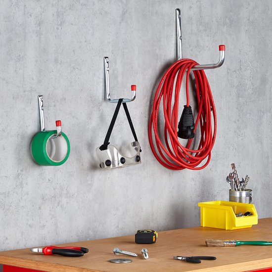 muurhaken assortiment, verzinkt, 6 stuks, DY31000 | bol