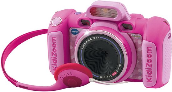 Vtech Kidizoom Duofx 12 En 1 Camera Roze | bol