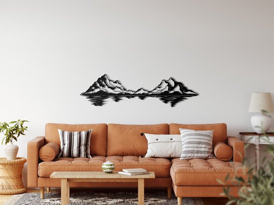 Wanddecoratie | Berg / Mountain | Metal - Wall Art | Muurdecoratie ...