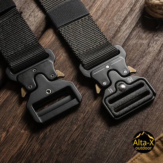 Alta-X Outdoor - Tactical Belt - Camouflage - Werkriem - Leger Riem ...