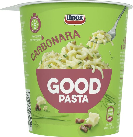 3x Unox Good Pasta Carbonara 71 gr. | bol