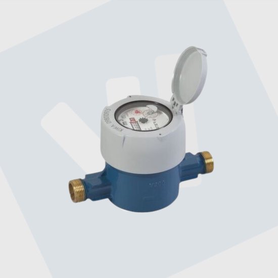 Elster V200 watermeter Q3=4 L190 DN25 R160 1P/L messing | bol