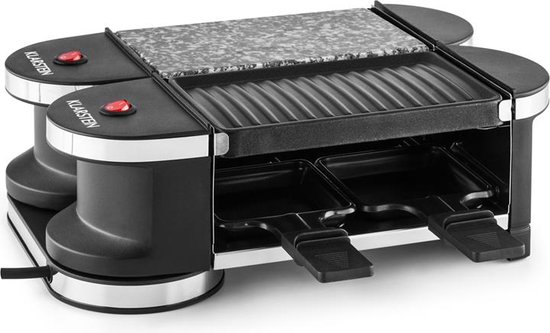 Tenderloin Mini Raclette-Grill 600W 360°-Basis Grillplaat hete steen | bol