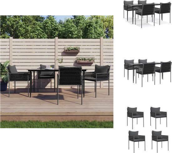 vidaXL Tuinset - Tuinsets - Tuin Set - Tuinmeubelset - 5-delige Tuinset ...