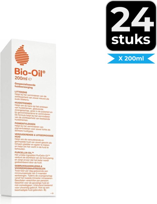 Bio Oil Huidverzorgingsolie - 200 ml - Voordeelverpakking 24 stuks | bol