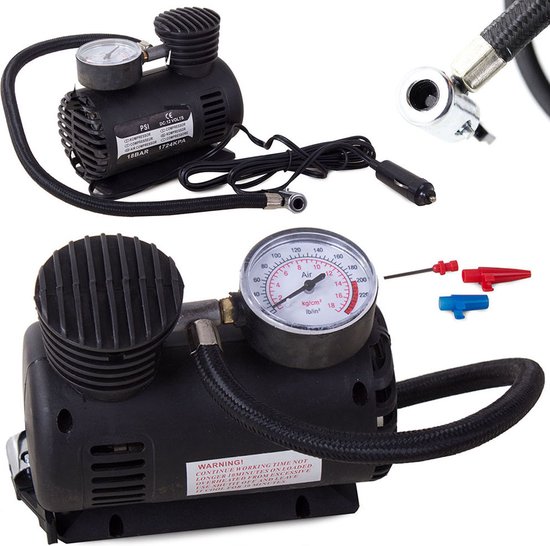 Mini Compressor / 12V Bandenpomp - Mini Autobanden Pomp luchtcompressor ...