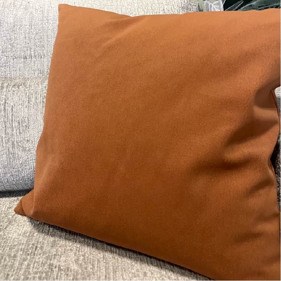 Kennis Kussen Cara Terracotta | bol