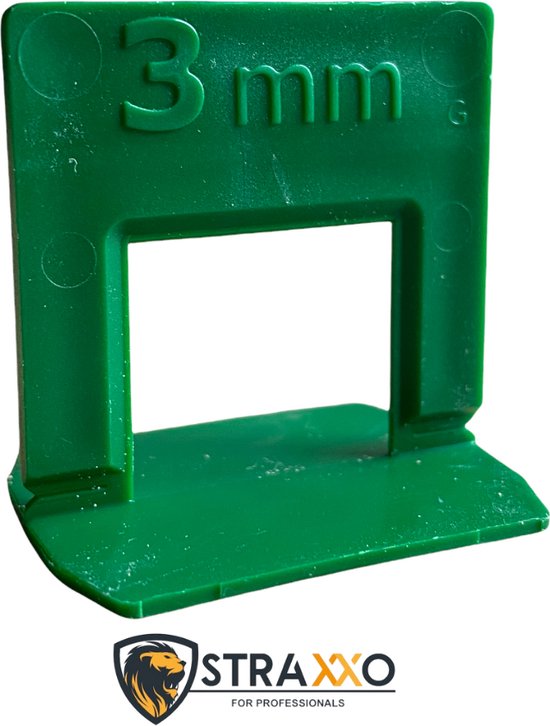 Straxxo Tegel Levelling clips 3 mm. 1000 stuks | bol