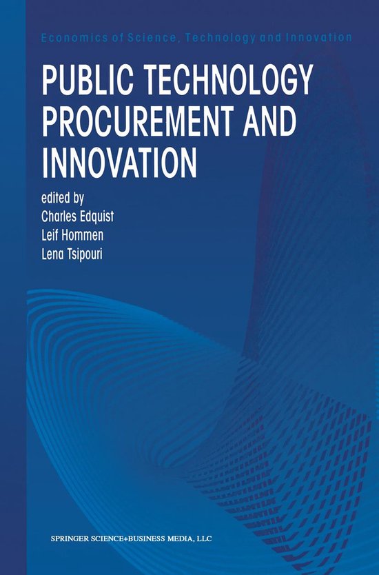 Economics of Science, Technology and Innovation 16 - Public Technology Procurement... | bol.com