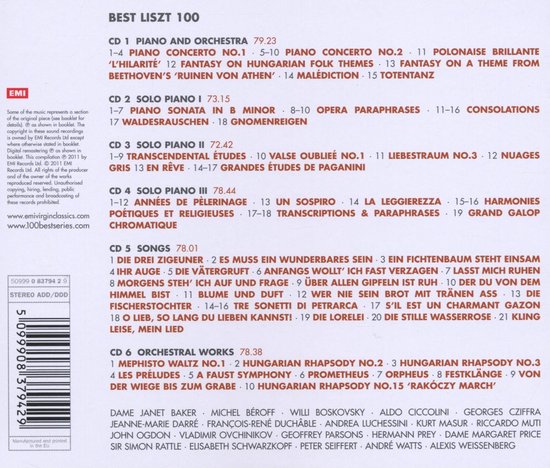 100 Best List, various artists | CD (album) | Muziek | bol.com