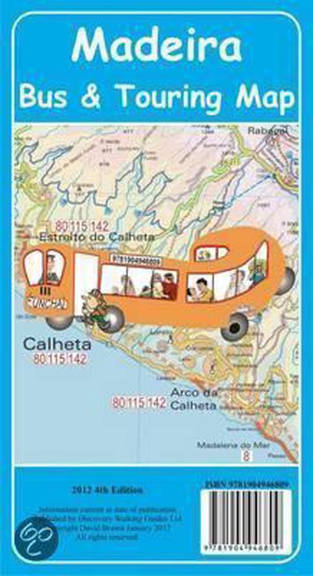 Madeira Bus & Touring Map 4th Edition 2012 | 9781904946809 | David ...