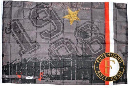 Feyenoord Vlag - Groot - Stadion - Zwart | bol.com