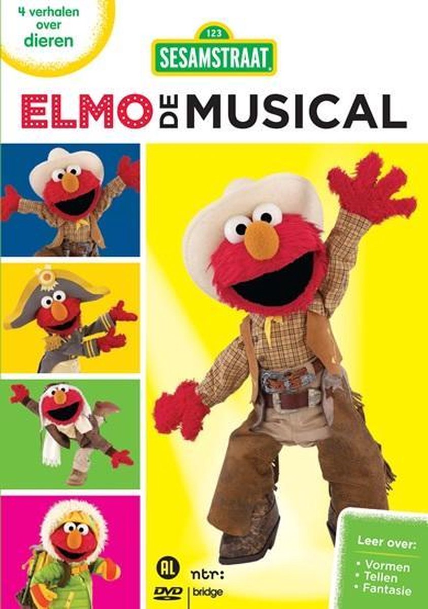 Sesamstraat Elmo De Musical - Elmo (Dvd) | Dvd's | bol