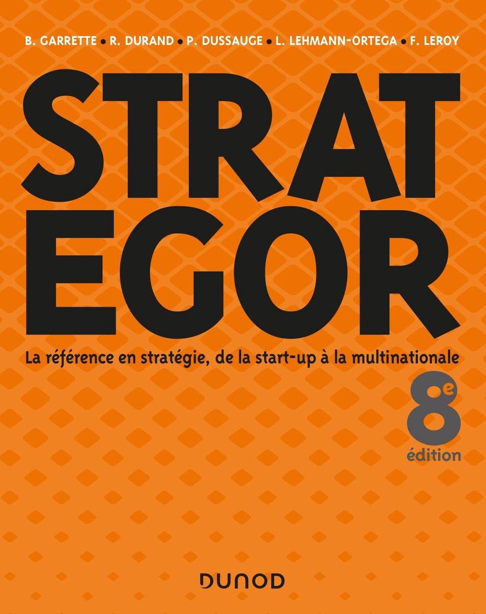 Strategor - 8e éd. (ebook), Bernard Garrette | 9782100803361 | Boeken | bol