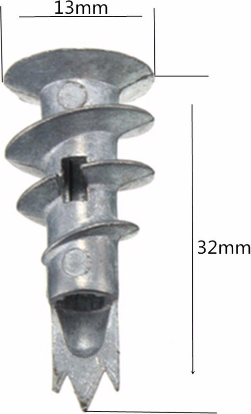 WiseGoods Luxe Set Gipsplaat Pluggen - Schroeven - Plug Schroef - Bouw ...