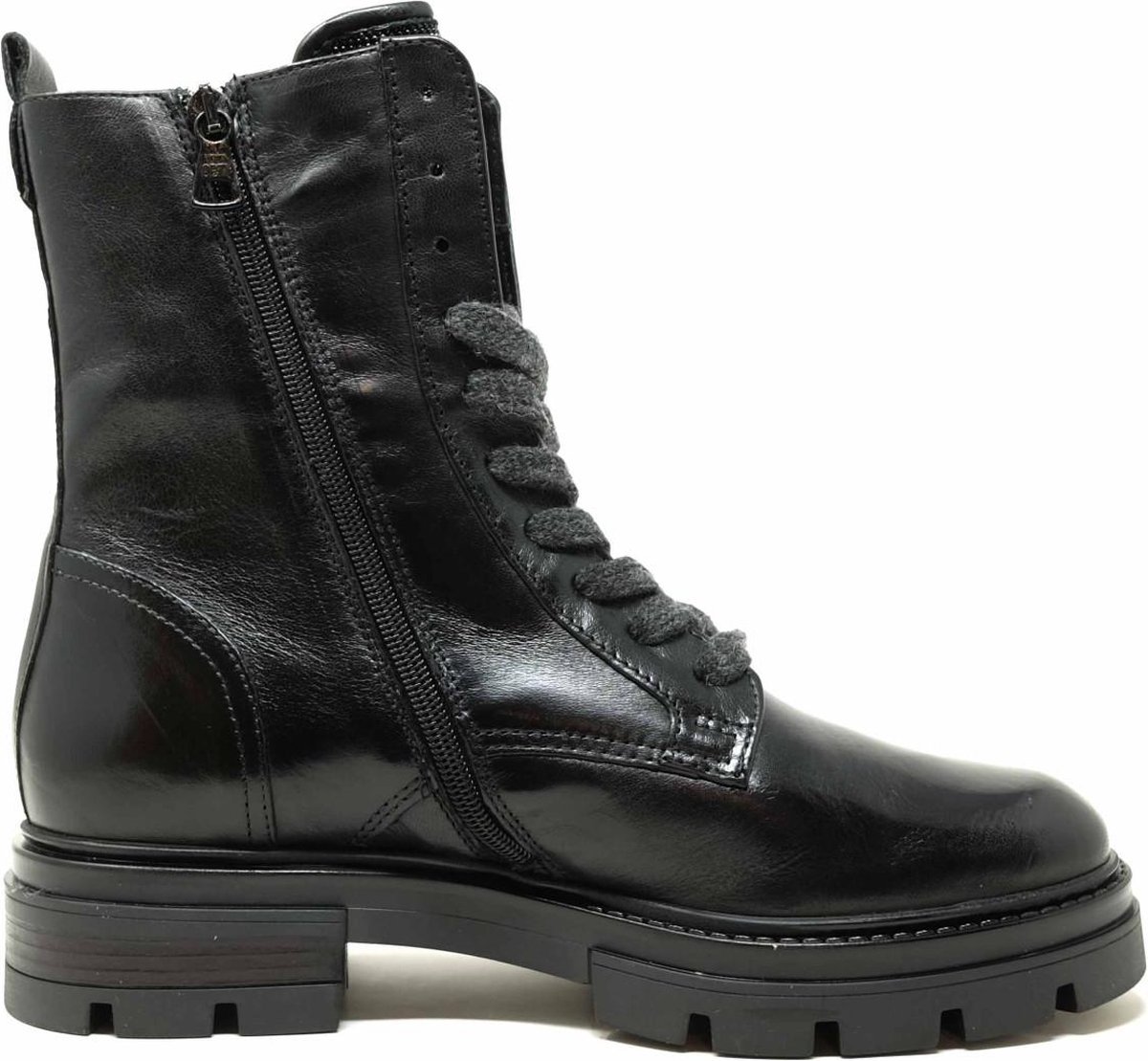 Zwarte Mjus Veterboots | bol.com
