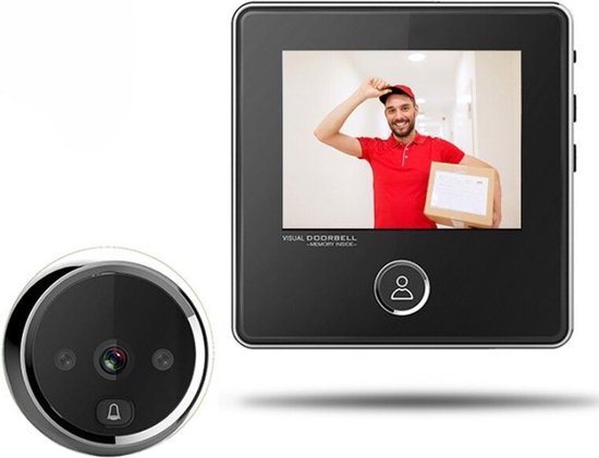 SONTRIX Video Deurbel Met Camera - 2.8 Inch LCD Scherm - Nachtzicht ...