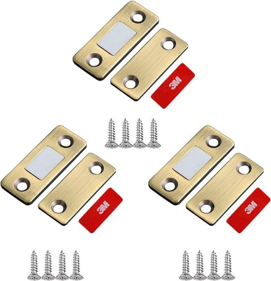TLVX Magneetsnapper / Platte magneten / 3 sets / Zinaps / Magneet ...