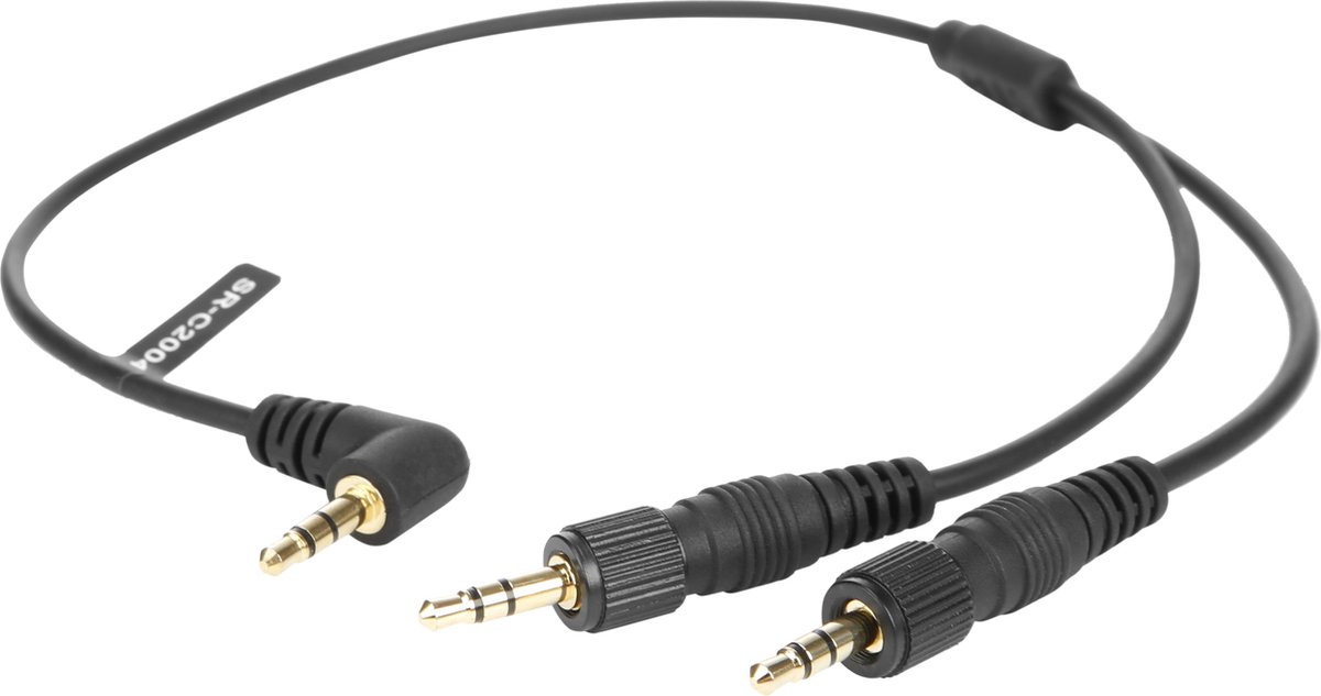 Saramonic SR-C2004, 3.5mm mini jack stereo naar 2 x 3.5mm mini jack ...