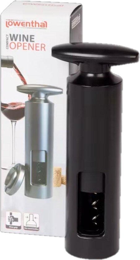 wijn kurkentrekker met foliesnijder wijnfles - ontkurker - wijnopener ...