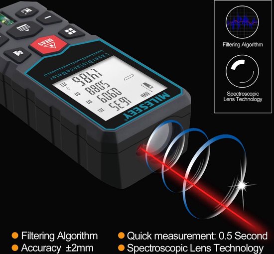laser range finder - Laserafstandsmeter - ACCURATE and EFFECTIVE | bol