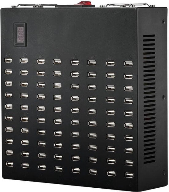 80 ports USB-A 8.5W desktop laad hub | bol