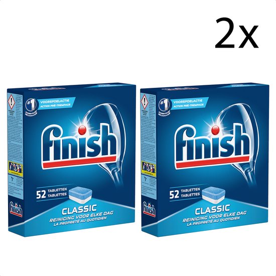 Finish Classic Regular - 52 Tabs x2 | bol
