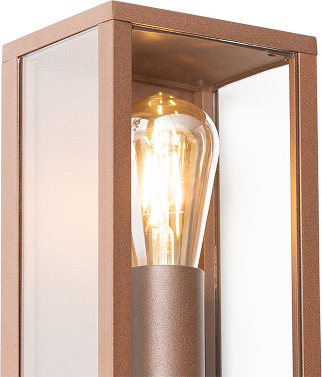 Lumière Wandlamp buiten Rocke Roestbruin, Transparant | bol.com