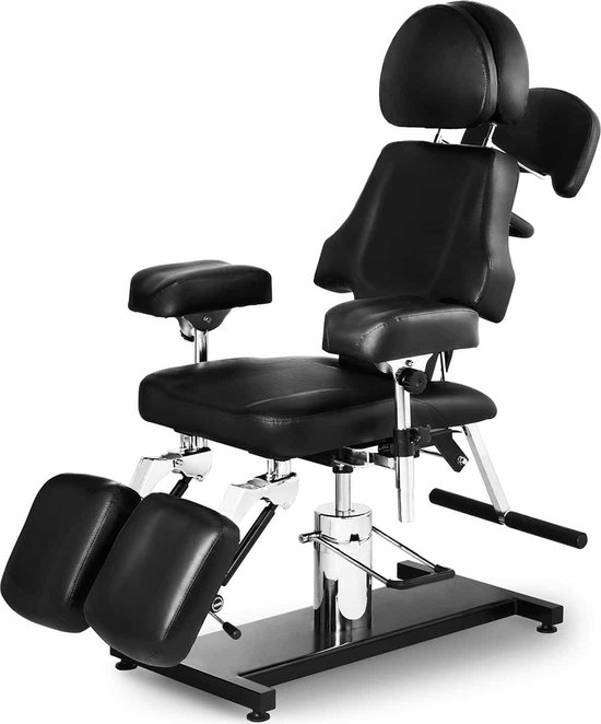 physa Tattoo stoel - 202 x 127 x 166.5 cm - 200 kg - zwart | bol.com