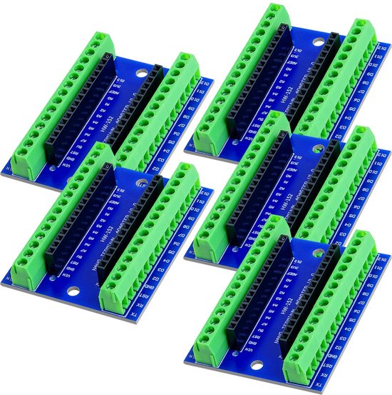 AZDelivery 5 x Nano V3.0 Terminal Adapter Board met Schroefklemmen ...