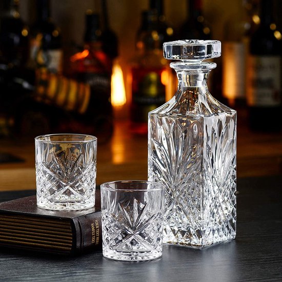 Amisglass Godinger Whisky karaf en glazen set - Dublin Crystal ...