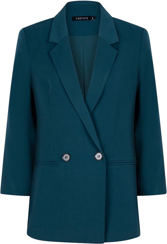 YDENCE Blazer Joelle - Petrol Blue | bol.com