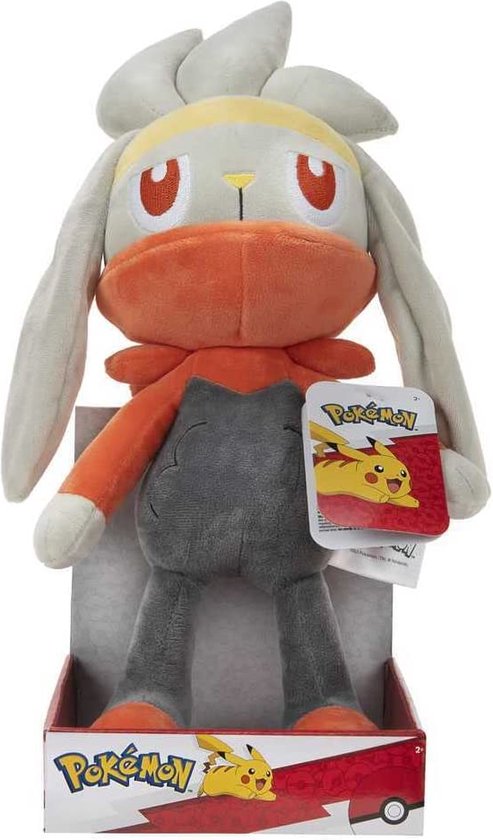 Raboot – Pokémon Pluche Knuffel 38 cm {Pokemon Plush Toy | Speelgoed ...