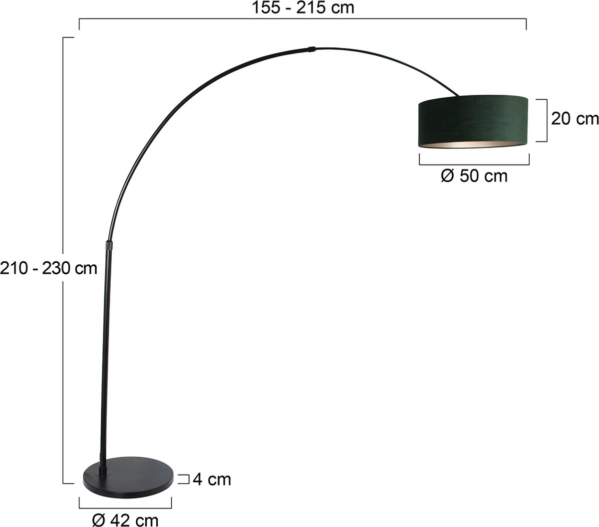 Vloerlamp - Bussandri Limited - Modern - Metaal - Modern - E27 - L ...