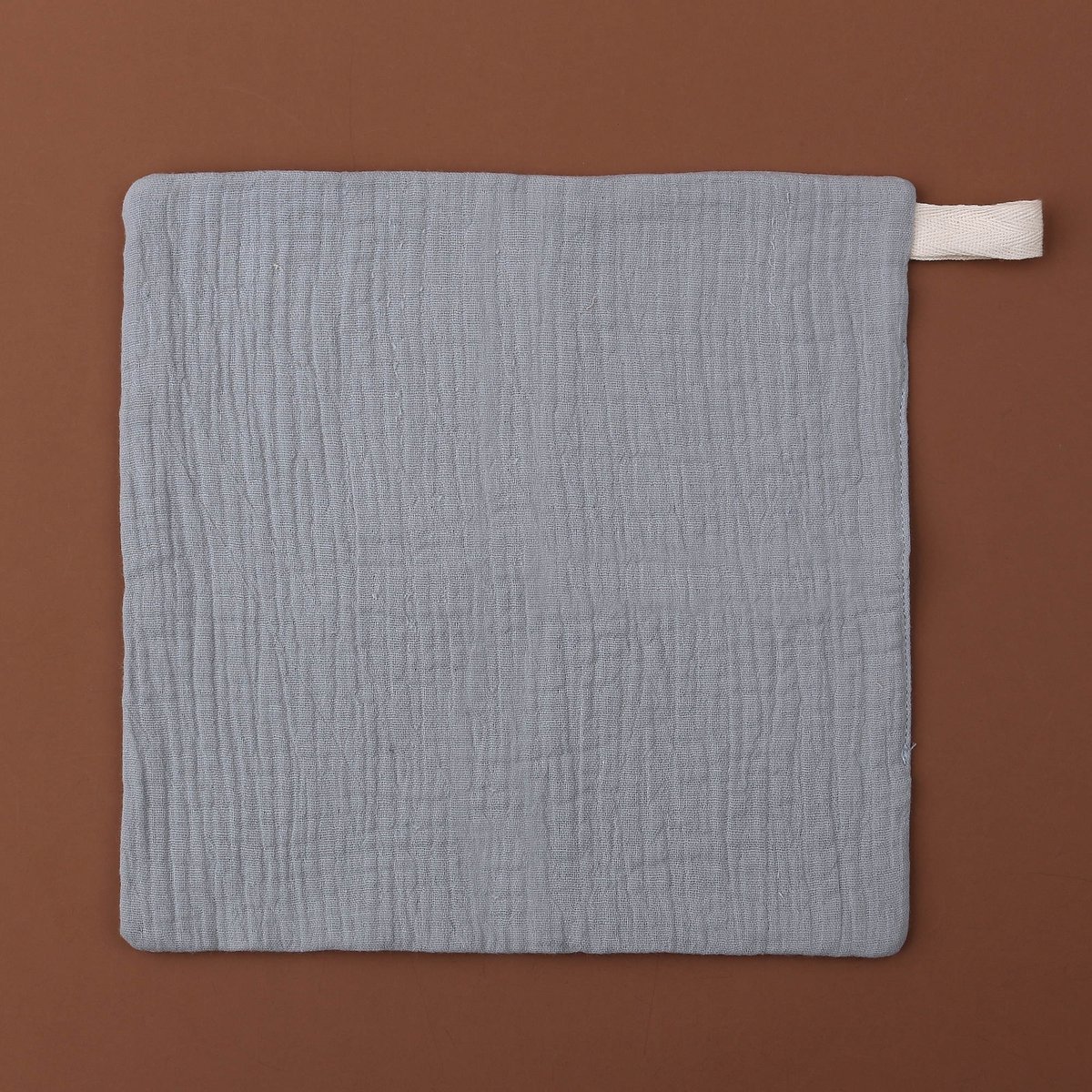 Hydrofiele doek | Spuugdoekjes | Monddoekjes | Blauw | Met lusje | 23 x ...